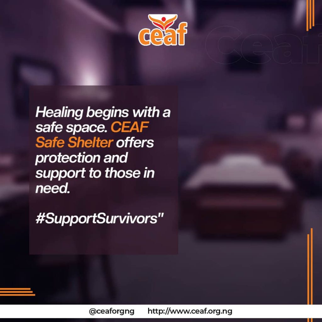 CEAF Safe Shelter: A Haven for Survivors, A Call for Support | Comfort Empowerment and Advocacy ...